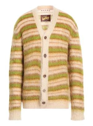 Marni Cardigan Size Mohair Wool, Polyamide - Beige