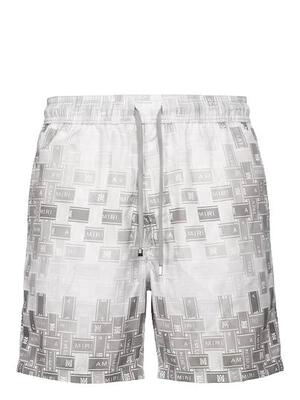 Amiri Man Shorts & Bermuda Shorts Grey Size S Silk Grey