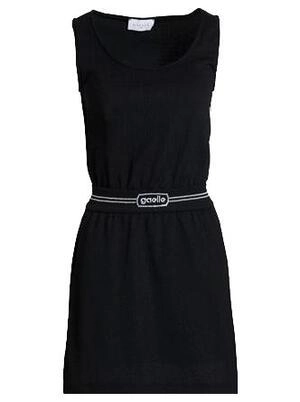 GAELLE PARIS Mini Dress Size Polyester, Elastane - Black