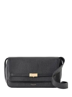 DEMELLIER The New York Leather Shoulder Bag - Black