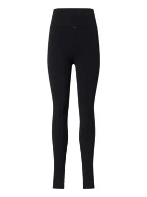 JW Anderson Pointelle-knit Stretch-jersey Leggings - Black