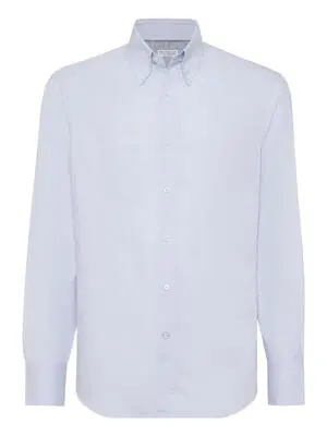 BRUNELLO CUCINELLI Brunello Cucinelli Button Down Oxford Slim Fit Shirt