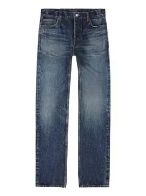 BALENCIAGA Faded Wide-leg Jeans