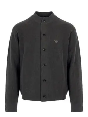 Emporio Armani Long-sleeve Cardigan - Grey