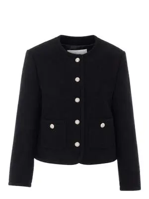 DUNST Long-sleeved Jacket - Black