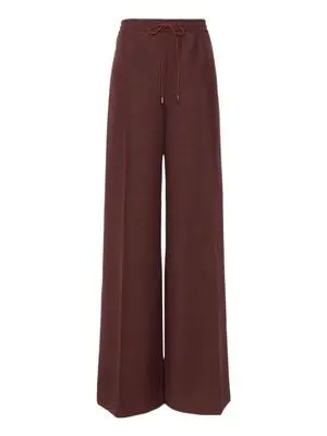 Max Mara Slalom Wide-leg Pants - Rust-red