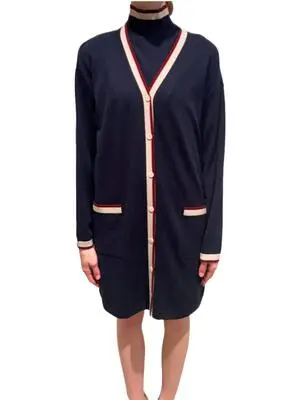 Max Mara Long-sleeved Cardigan - Black