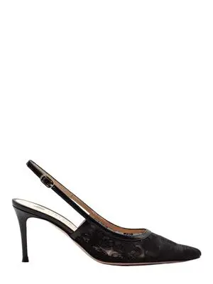 ROBERTO FESTA Roberto Festa Gameorleans Lace Slingback Pumps