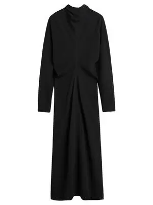 TOTÊME Totême Scarf-Neck Long Sleeved Maxi Dress