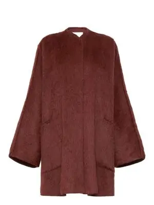 Max Mara Max Mara Geranio Oversized Coat Rust