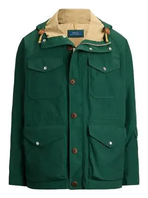 Polo Ralph Lauren Hooded Multi-pocket Coat - Green