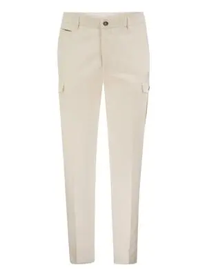 Peserico Casual Trousers With Belt Loops - Nude