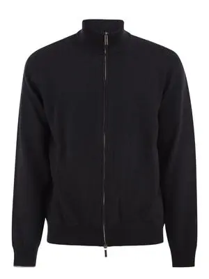 Peserico Zip-up Stand Collar Cardigan - No