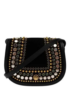 Etro Flap Shoulder Bag - Black