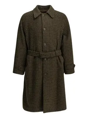 Polo Ralph Lauren Balmacaan Reversible Long Coat - Black