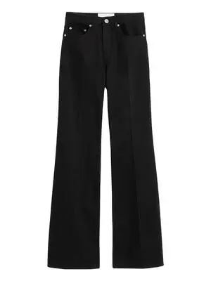 AMI Paris Flared Leg Jeans - Black