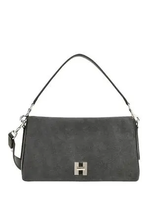 Hogan H-turn Flap Bag - Grey