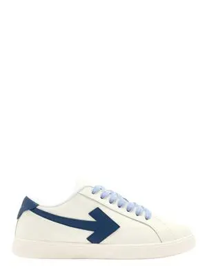 Off-White Round-toe Sneakers - No