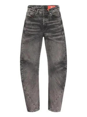 DIESEL® D-twisty-fsj Logo Patch Jeans - No