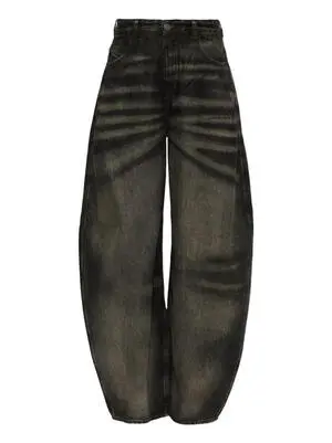 DIESEL® Diesel Wide-Leg Jeans Black