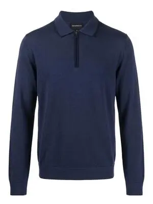 EMPORIO ARMANI Emporio Armani Long-Sleeved Polo Jumper