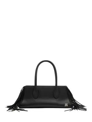 Amiri Fringe Honey 40 Shoulder Bag - Black