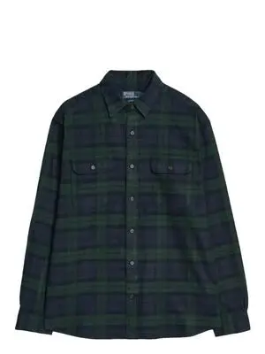 Polo Ralph Lauren Checked Utility Shirt - Navy Forest