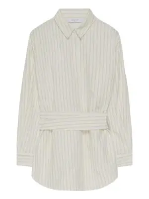 FABIANA FILIPPI Striped Long-sleeved Shirt