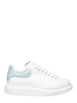 Alexander McQueen Women's Oversized Sneaker In White/Blue White/blue