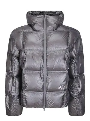 ROA Quilted Hooded Down Jacket - Grey