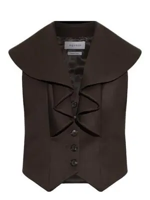 Alexander McQueen Single-breasted Vest - Black
