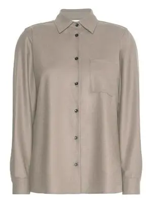 MAX MARA Max Mara Long-Sleeved Button-Up Shirt