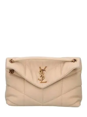 SAINT LAURENT Quilted Small Satchel