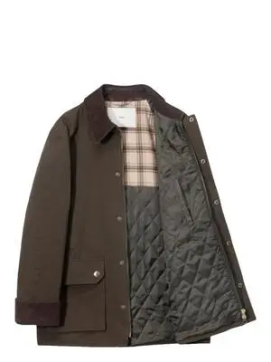 DUNST Waxed Utility Jacket - Khaki