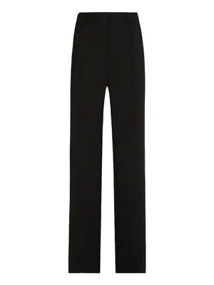 Dolce & Gabbana Dolce Gabbana High-waist Pressed Crease Trousers - Black