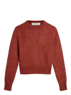 GOLDEN GOOSE Crewneck Long-sleeved Jumper - Red