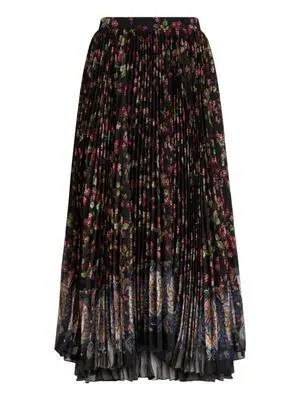 ETRO PLEATED GEORGETTE SKIRT