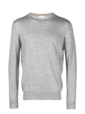 Brunello Cucinelli Crewneck Knitted Jumper - Gray