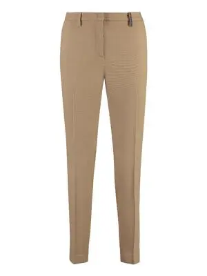 Fabiana Filippi Belt-loop Casual Pants - Nude