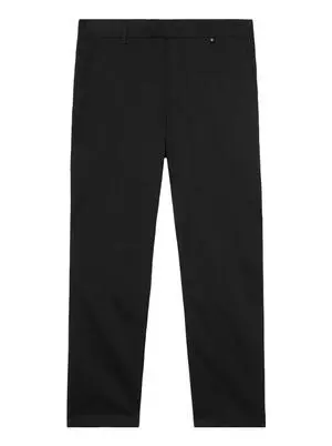 BURBERRY Slim-cut Monogram-motif Chinos