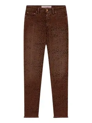 GOLDEN GOOSE Golden Goose Deluxe Brand Leopard Printed Skinny Jeans