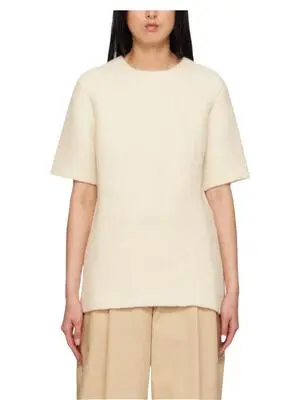JIL SANDER Short-sleeved Round Collar T-shirt