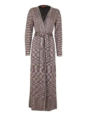 MISSONI V-neck Long-sleeved Knitted Cardigan