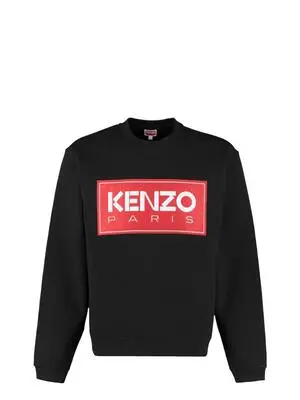 Kenzo Logo Hoodie - Black