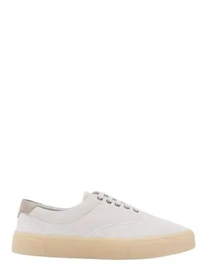 Brunello Cucinelli Round Toe Low-top Sneakers - White