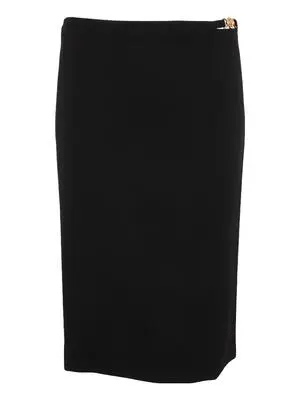 Versace Medusa 95 High Waist Midi Skirt - Black