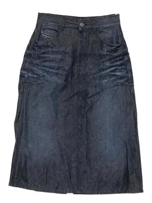 DIESEL® Back Slit Midi Skirt - No