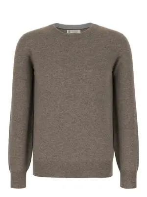Brunello Cucinelli Crewneck Knitted Jumper - Green