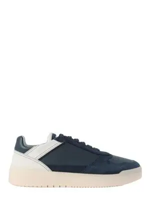 Brunello Cucinelli Panelled Lace-up Sneakers - River