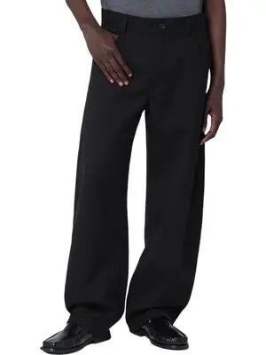 Séfr Casual Pants With Belt Loops - Black